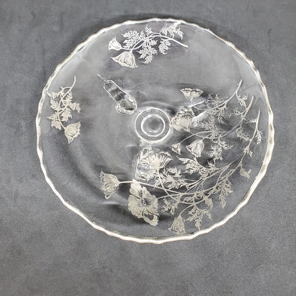 Silver City Glass | Dining | Silver City Glass Footed Flanders Glass ...